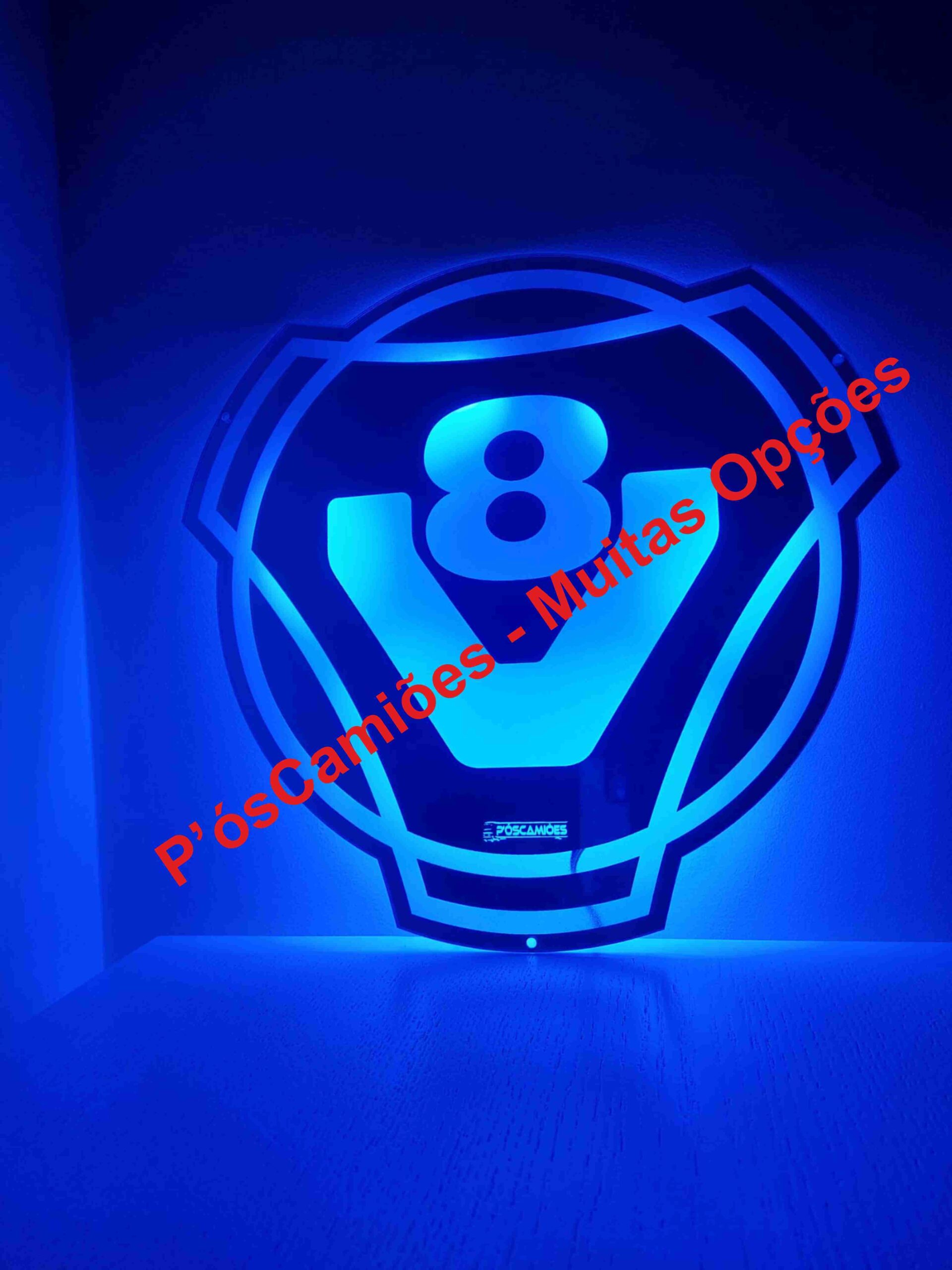 Espelho LED RGB V8 - Póscamiões