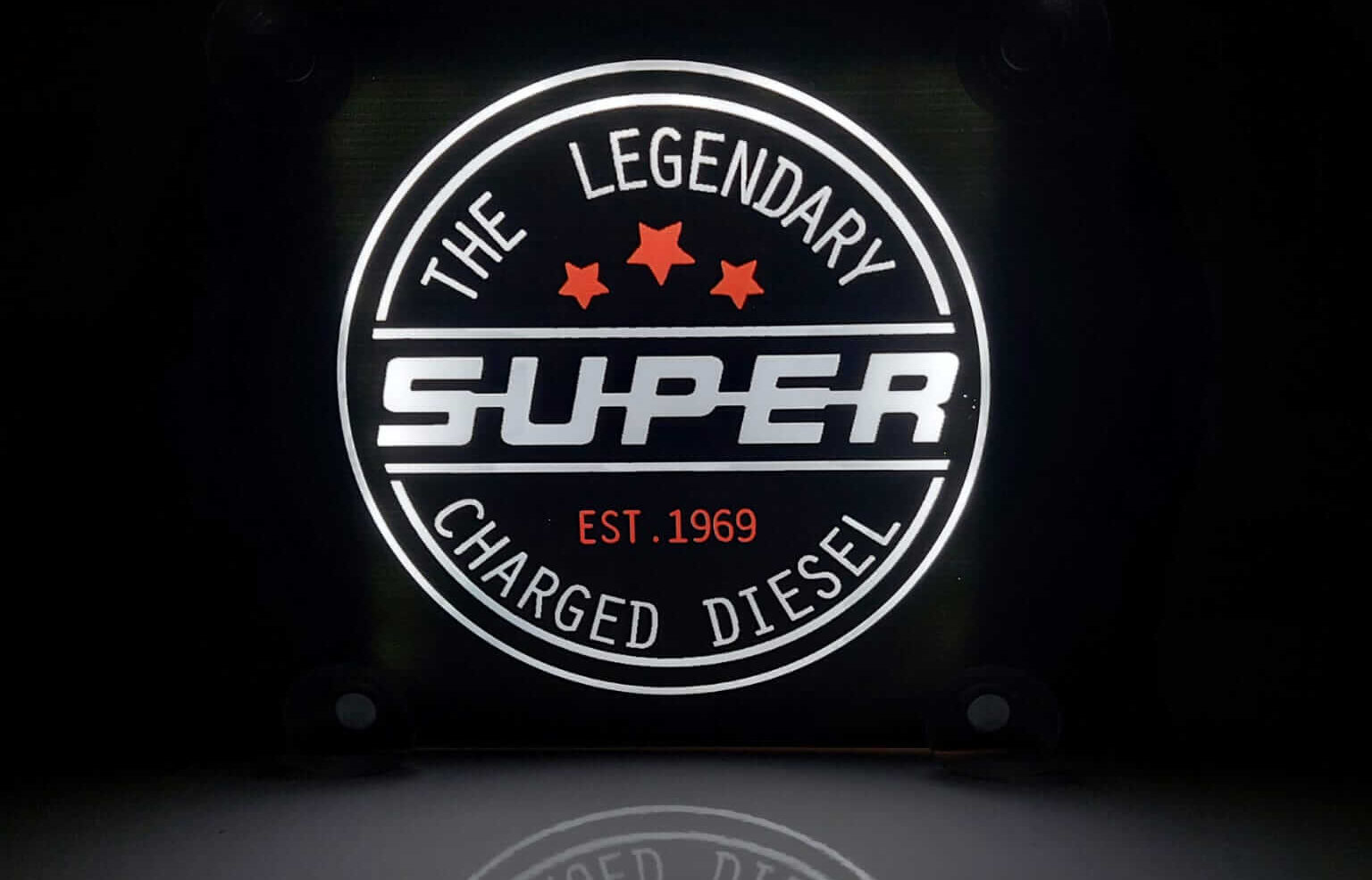 Placa Iluminada SUPER 17cm - Póscamiões